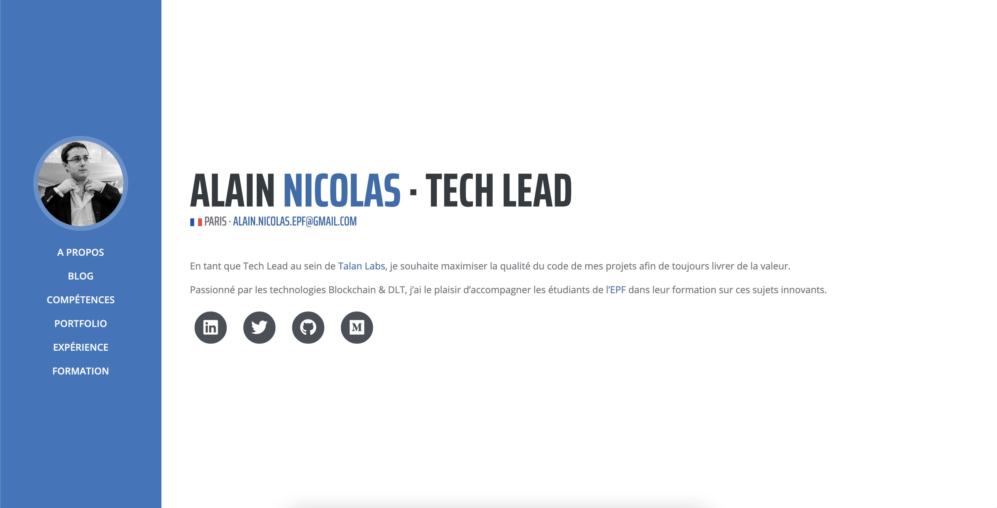 Ce site | Projet | Alain Nicolas